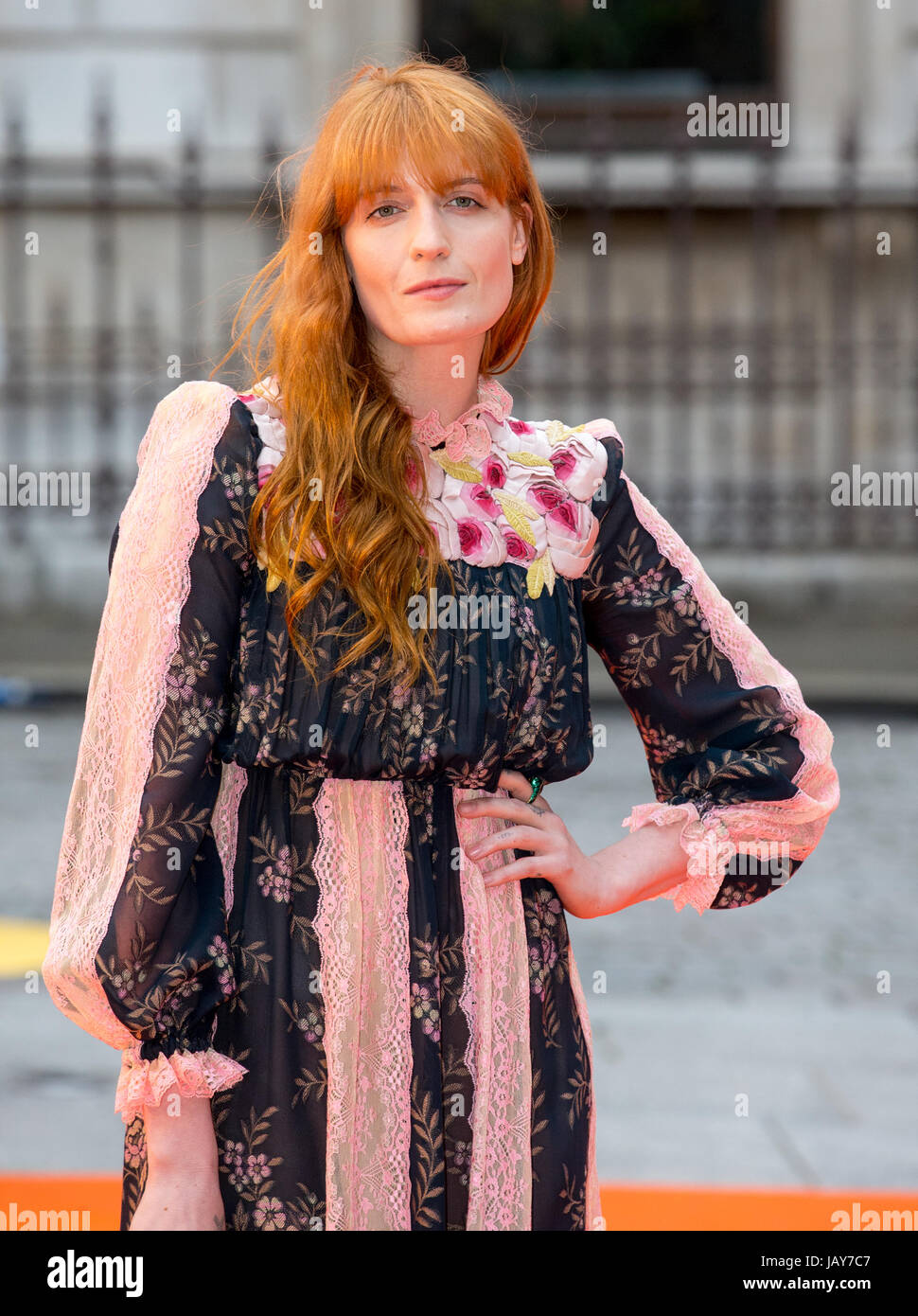 Florence Welch, lead singer with 'Florence and the machine' arrives for ...
