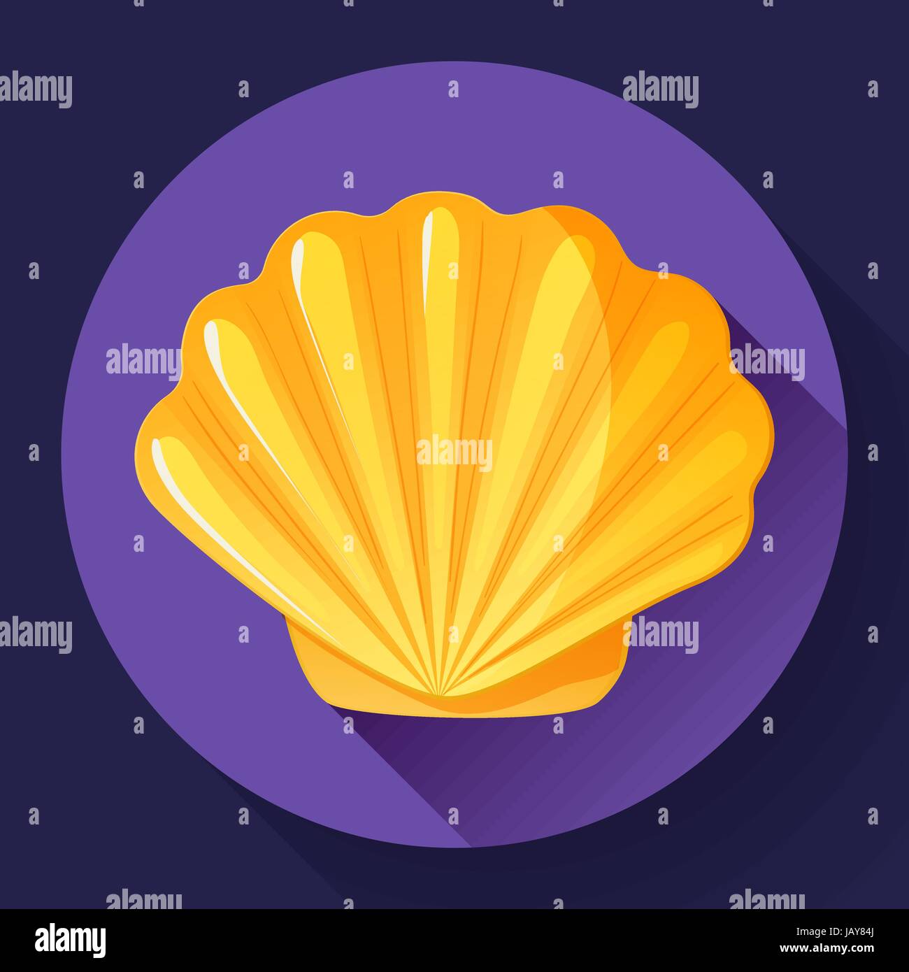 Clam shells Stock Vector Images - Alamy