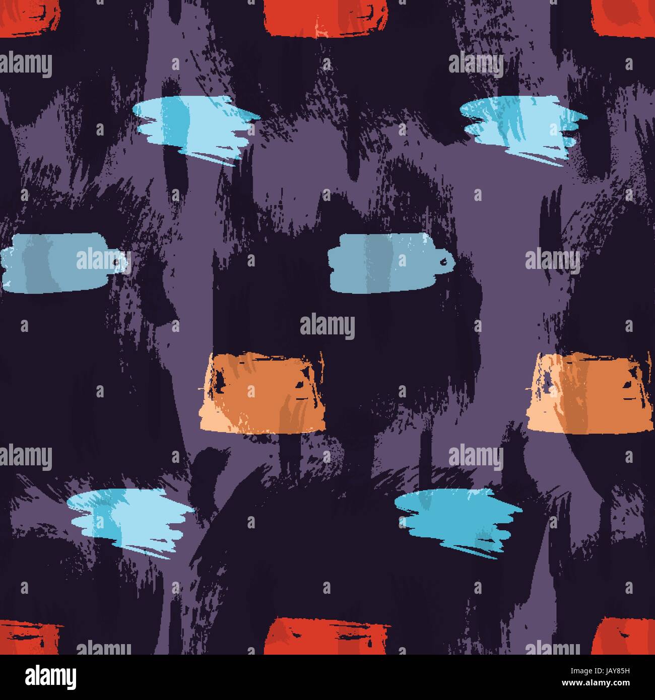 Abstract vector background. Hand drawn wallpaper. Brush stroke artistic seamless pattern ...