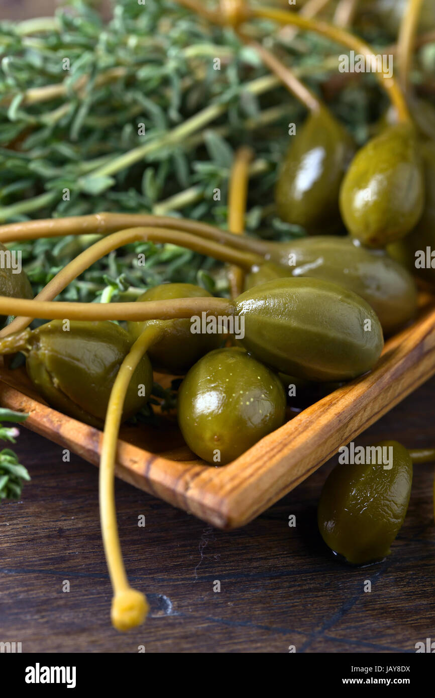 Caper and aromatic herbs hi-res stock photography and images - Alamy