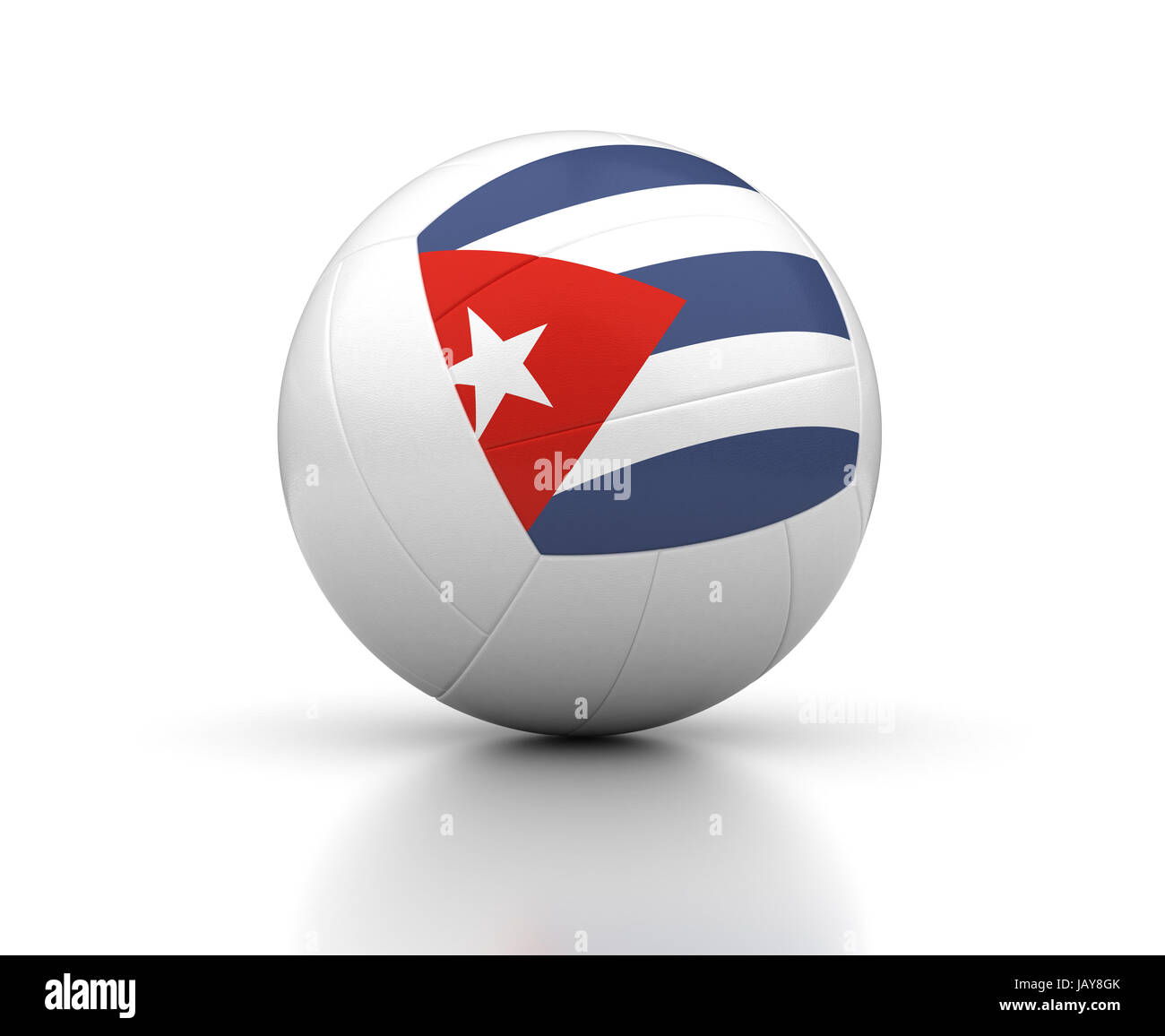 Cuban Volleyball Team (isolated with clipping path Stock Photo - Alamy
