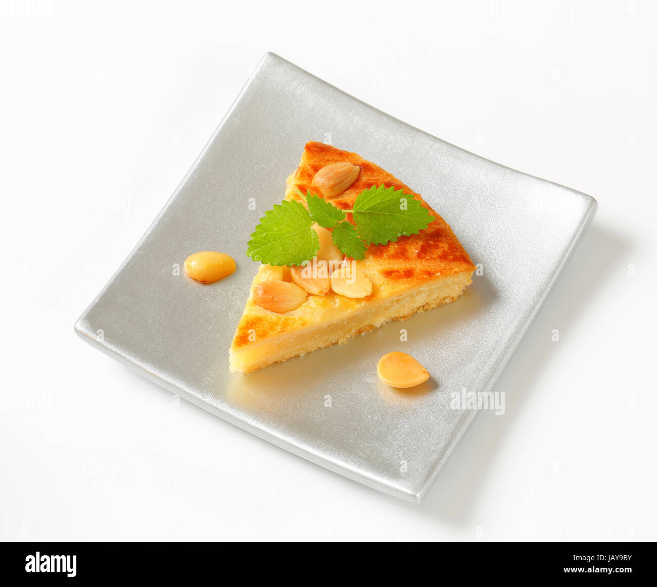 Dutch Almond Butter Cake (Boterkoek Stock Photo - Alamy