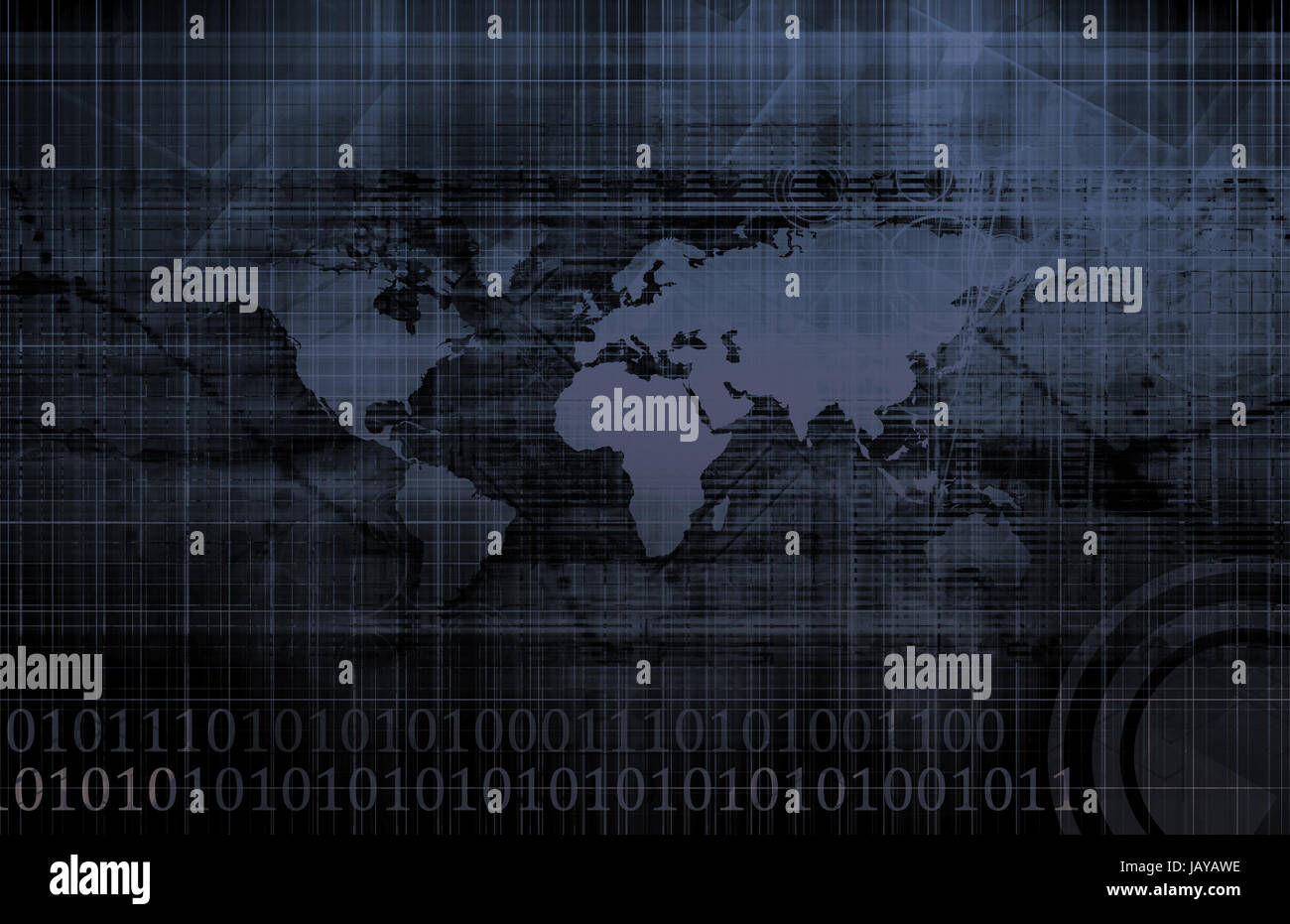A Technology Industry Network As a Wallpaper Stock Photo - Alamy