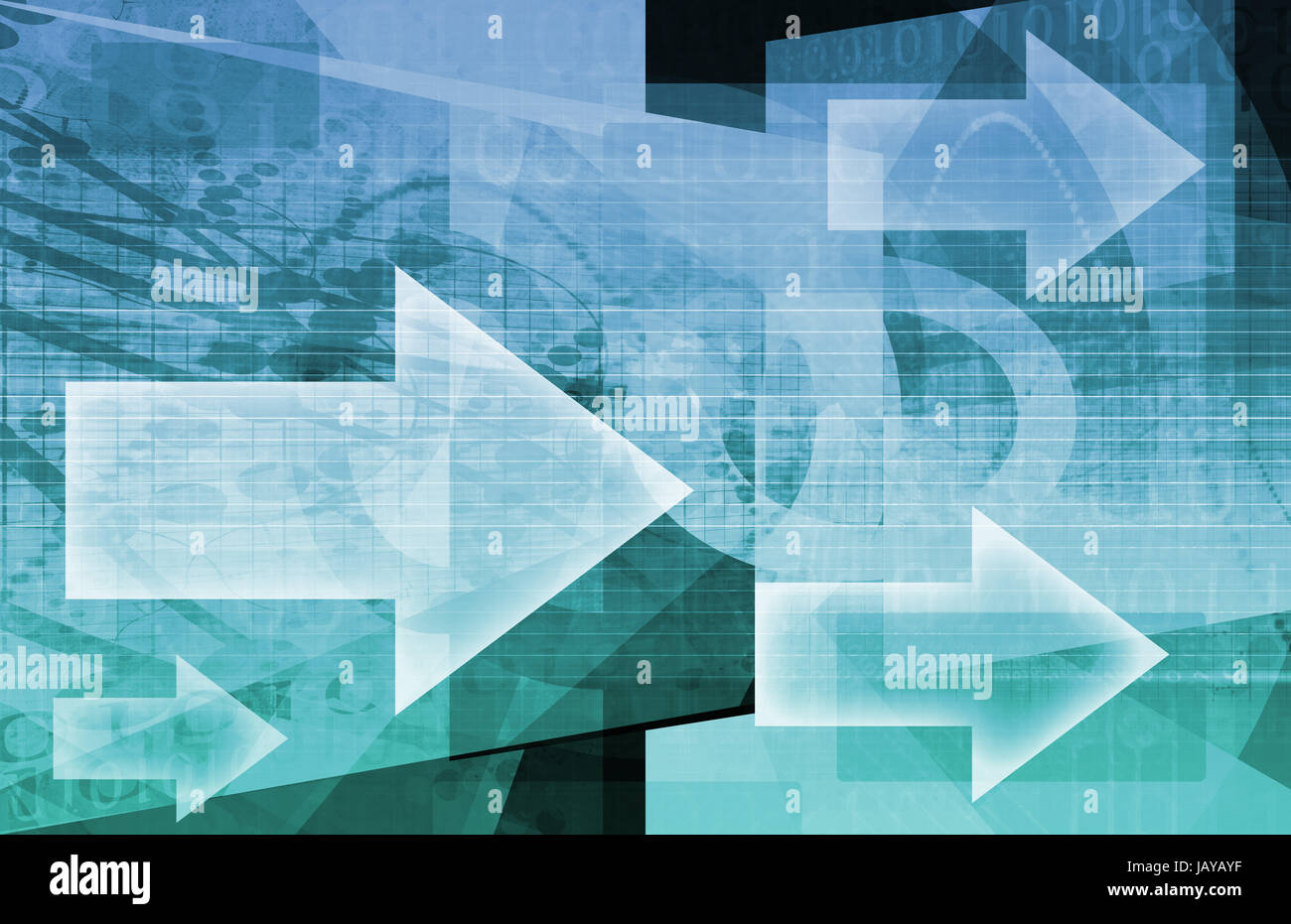 Management Leadership Leading the Way with Arrows Stock Photo - Alamy