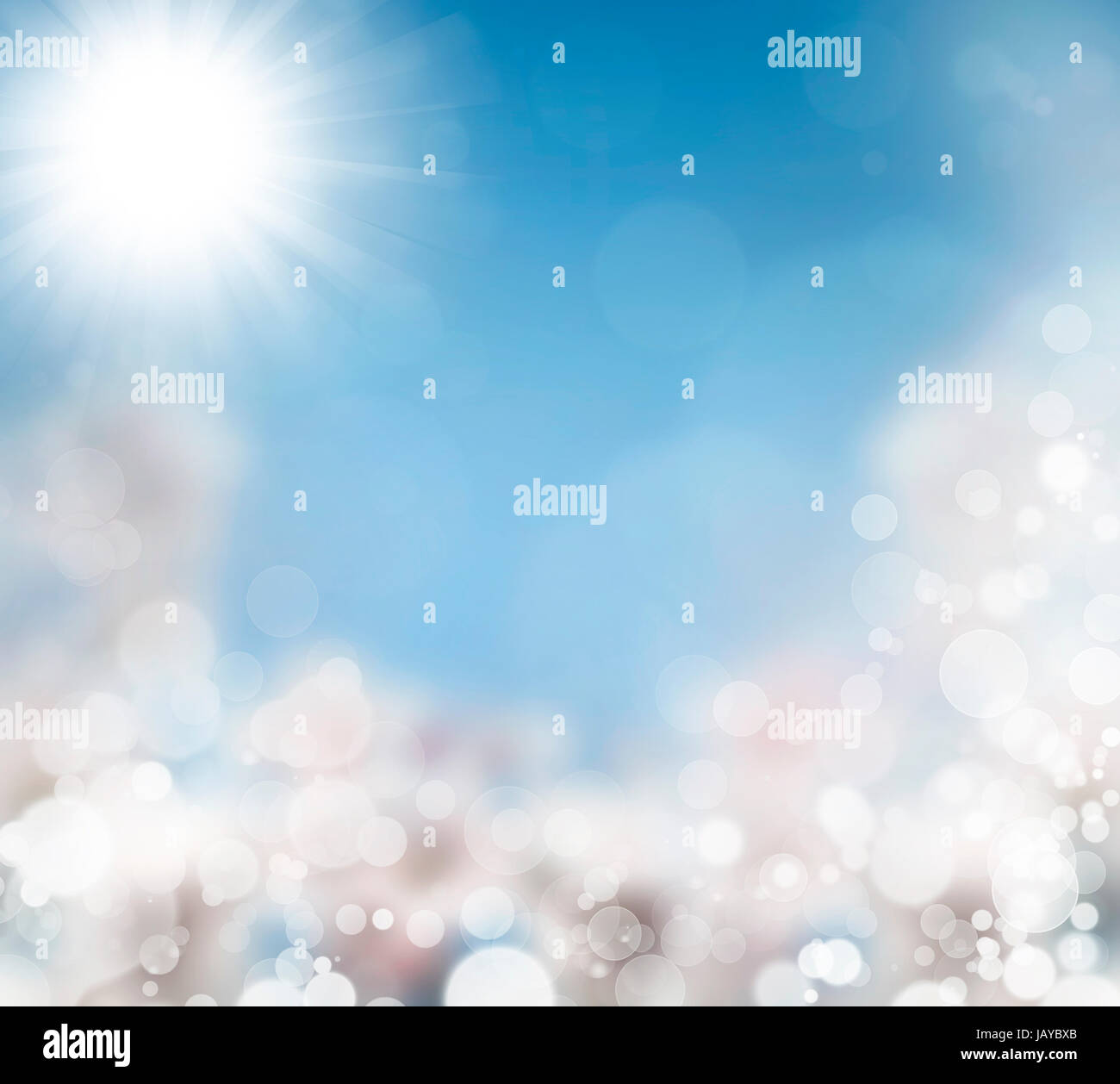 Spring background with colorful lights Stock Photo - Alamy