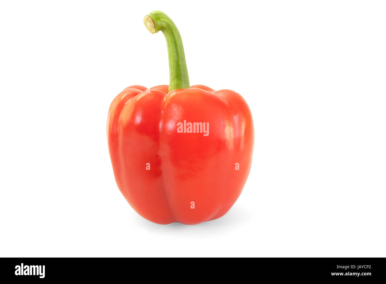 red pepper isolated on white background Stock Photo - Alamy