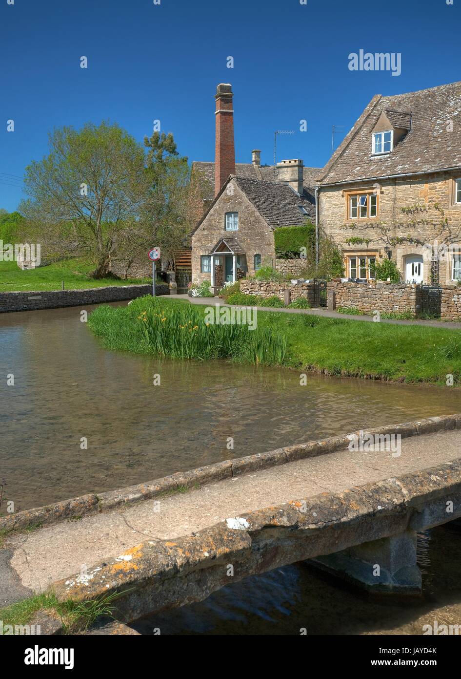 The Old Mill at Lower Slaughter, Gloucestershire, England Stock Photo ...