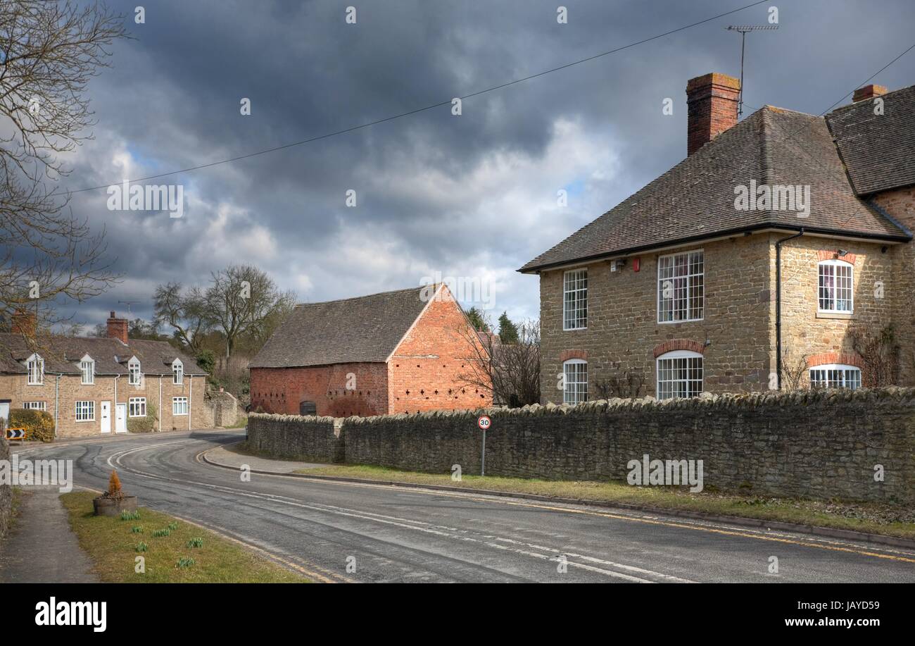 The small village of Munslow in Corvedale, Shropshire, England Stock ...
