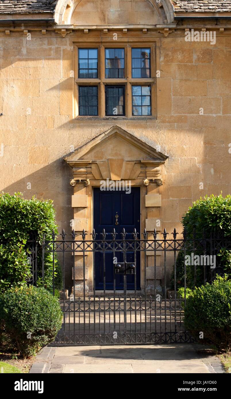 Queen Anne style house, Mickleton, Chipping Campden, England Stock ...