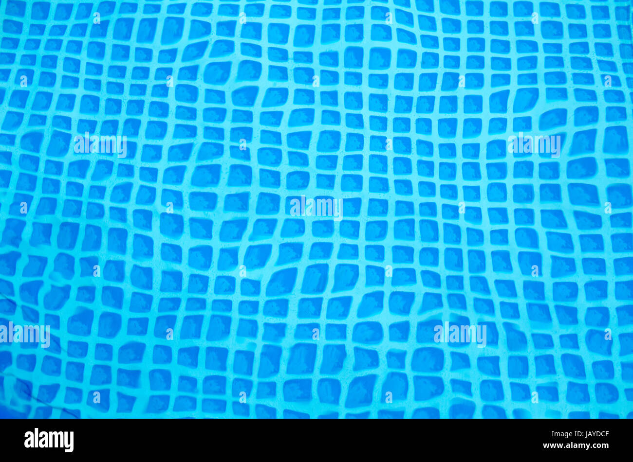 Abstract Blue Checked Bottom of a Wavy Pool 3 Stock Photo - Alamy