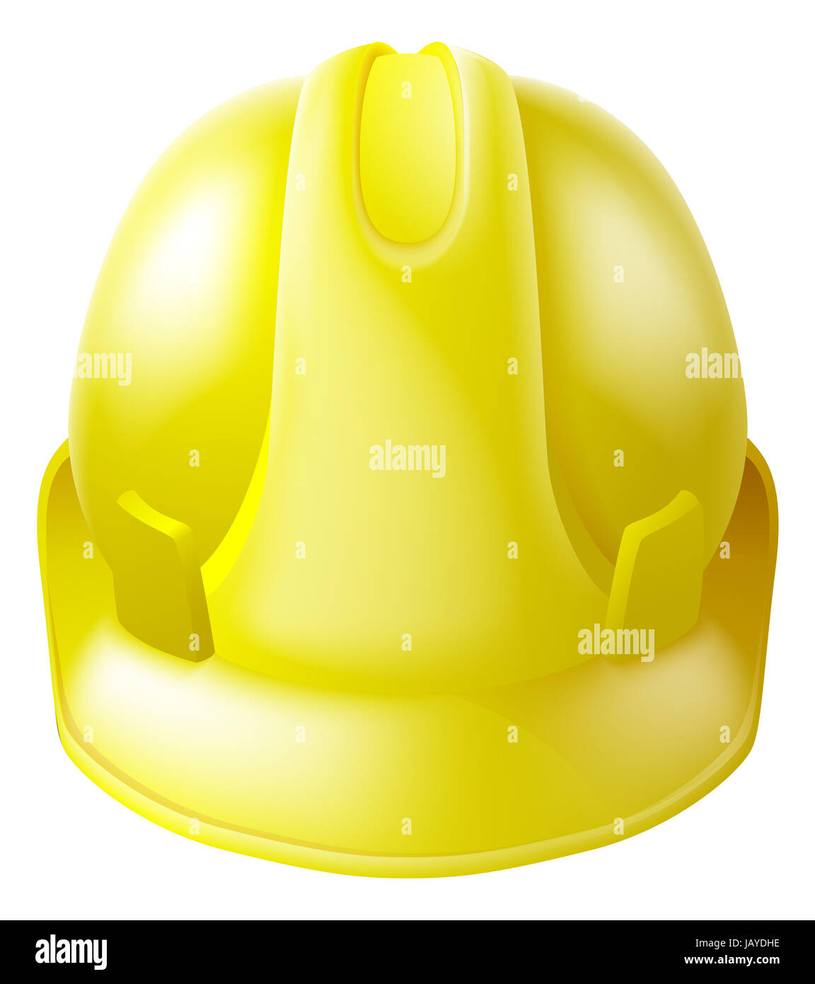 Yellow safety helmet cartoon illustration hi-res stock photography and ...
