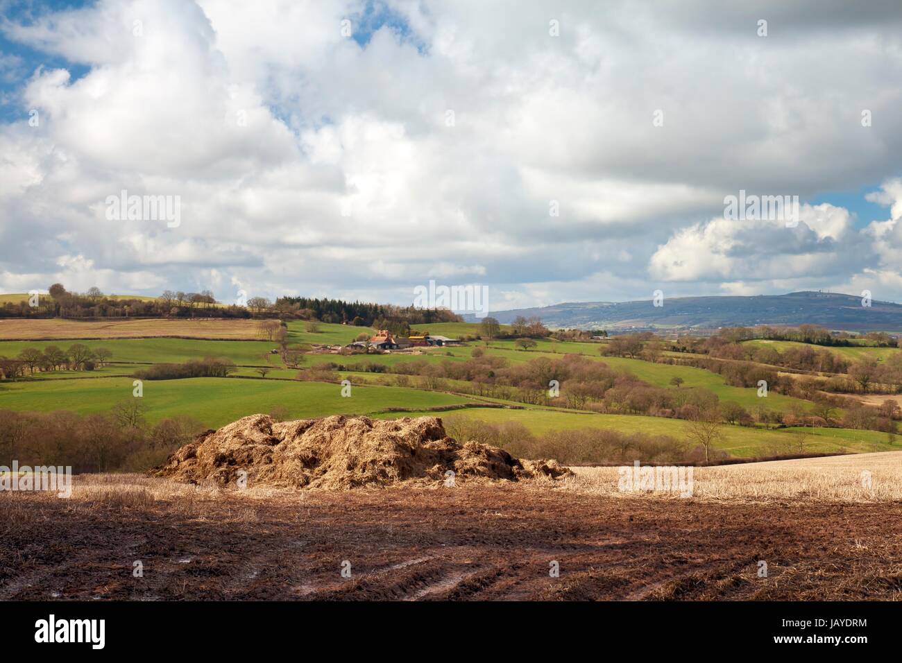 View towards Bayton Common, Worcestershire, England Stock Photo - Alamy