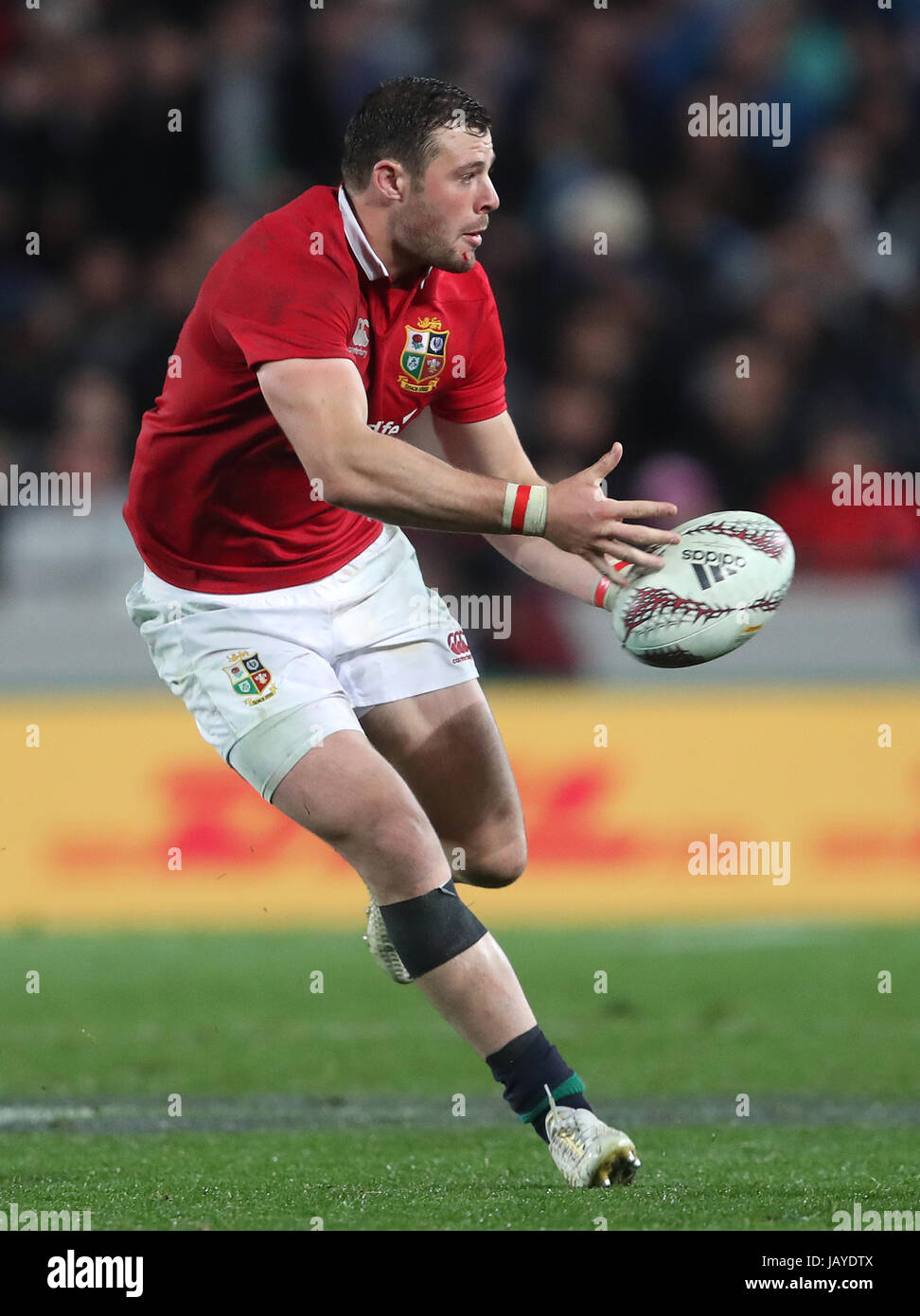 British & Irish Lions Robbie Henshaw during the tour match at Eden Park ...