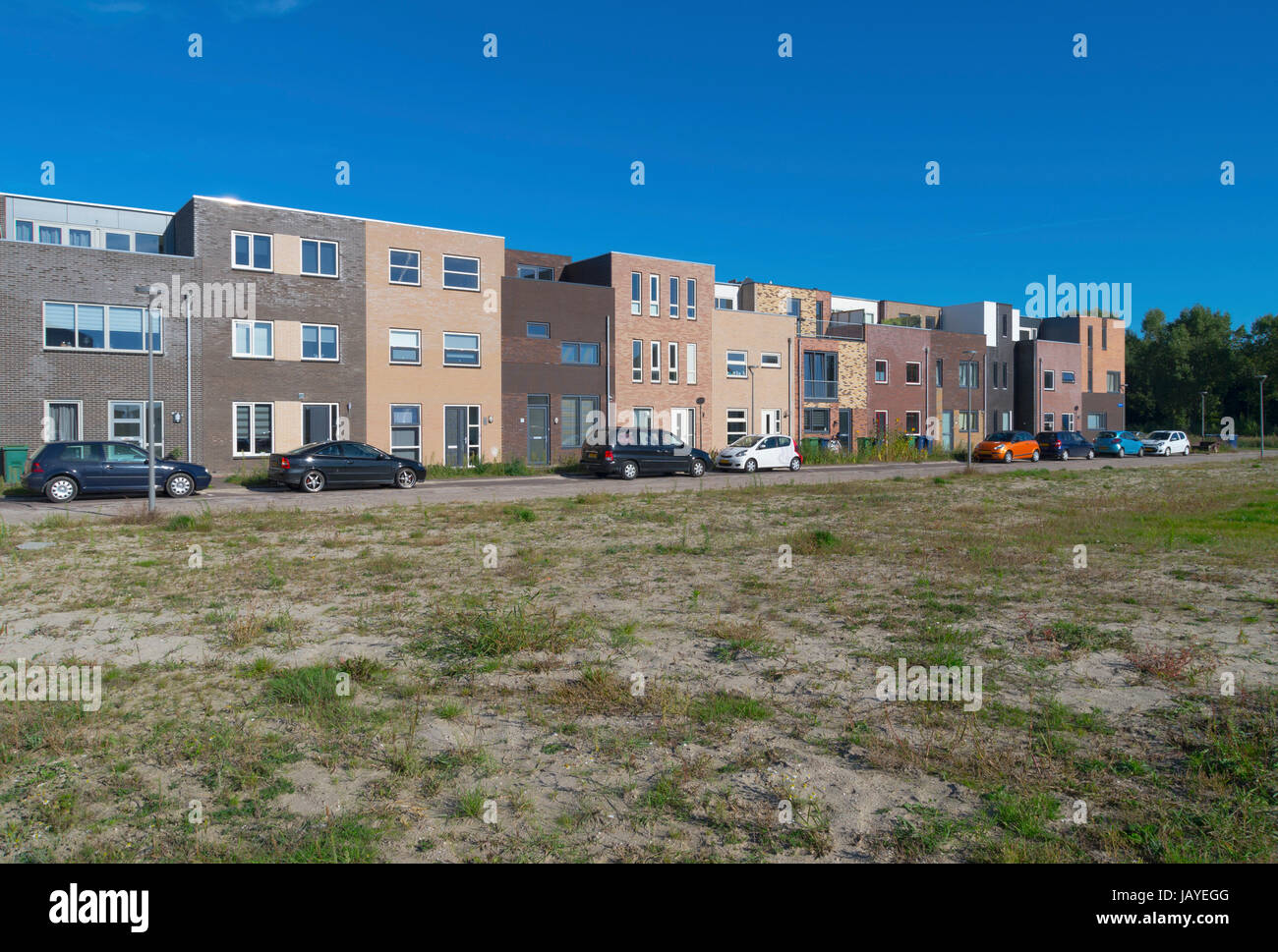 modern new residential houses in almere, netherlands Stock Photo - Alamy