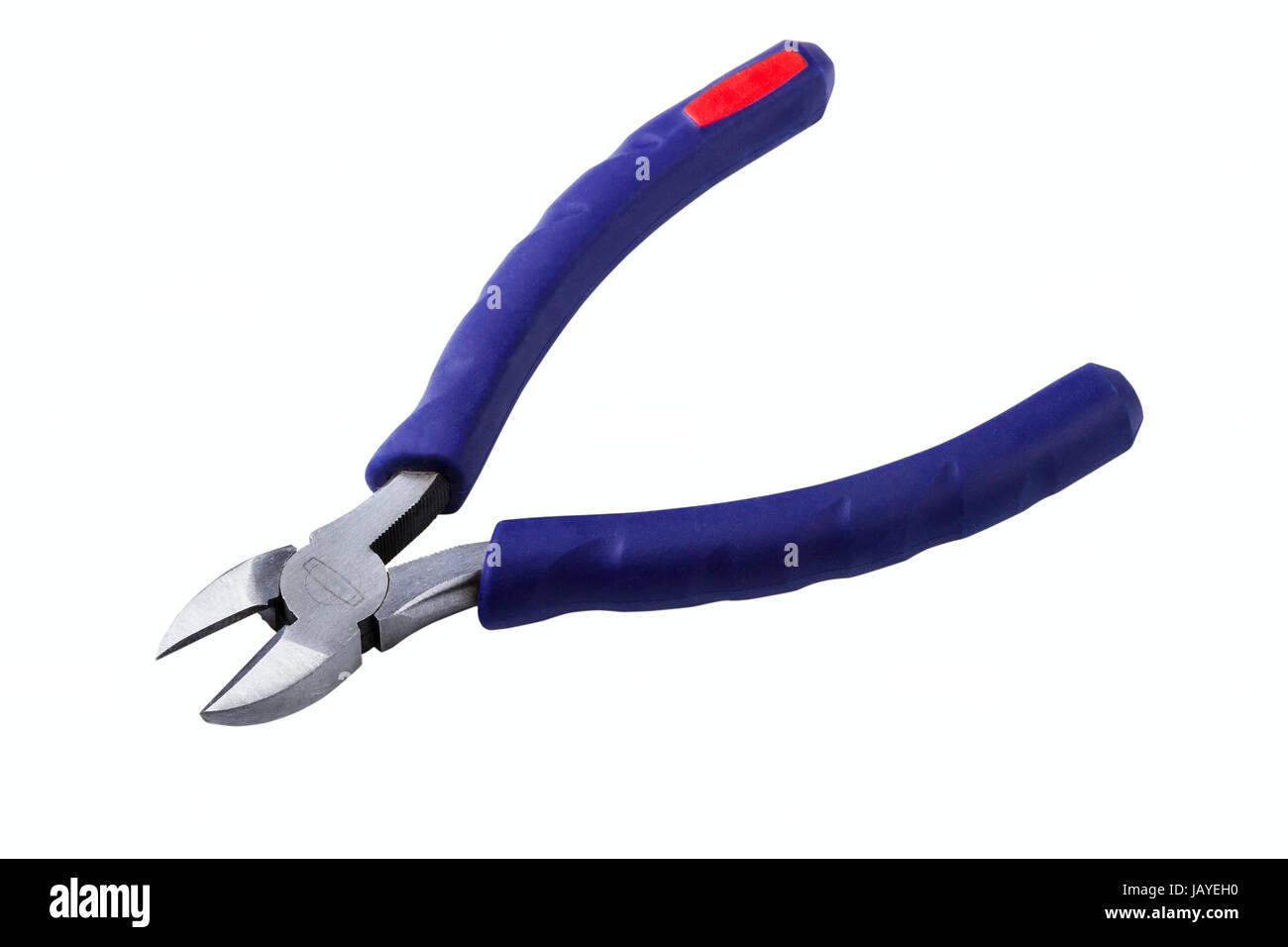 Wire cutter isolated on white Cut Out Stock Images & Pictures - Alamy