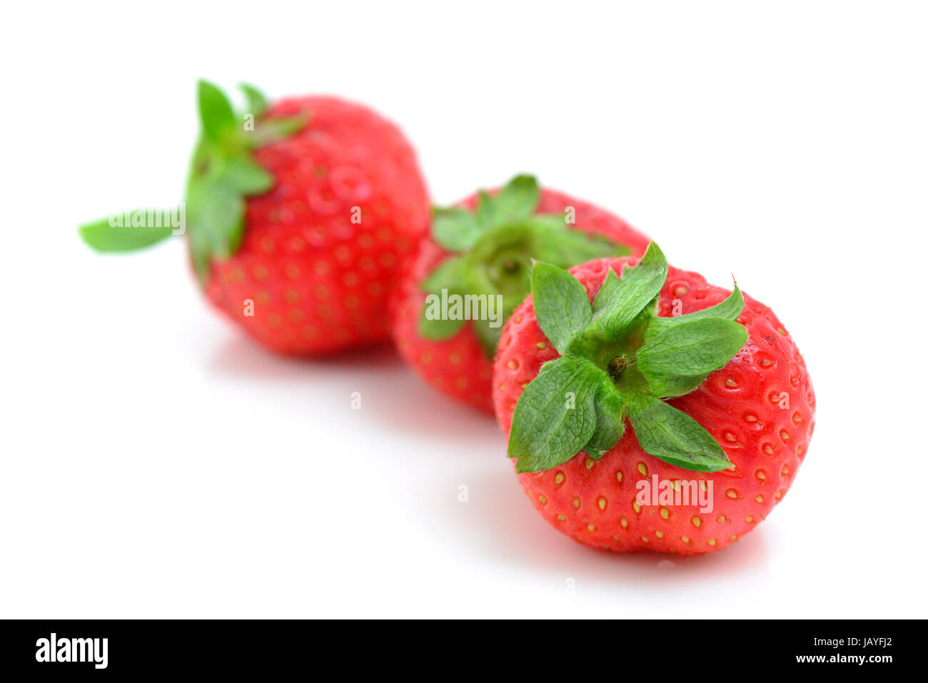 Strawberry isolated on white Stock Photo - Alamy