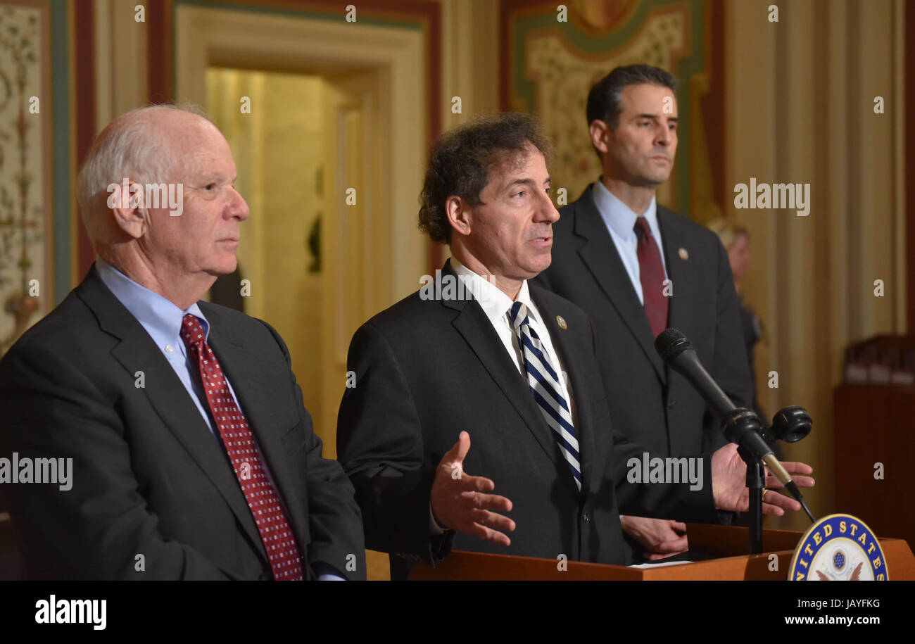 U.S. Rep. Jamie Raskin speaks during a press conference with the ...
