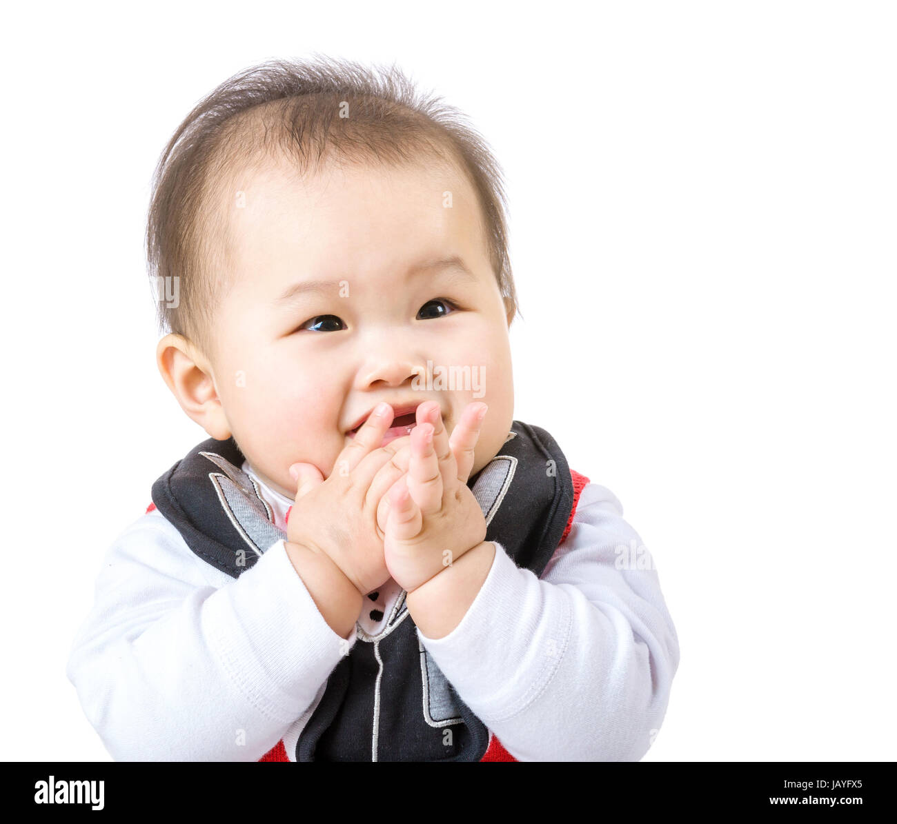 Baby laugh clap hi-res stock photography and images - Alamy