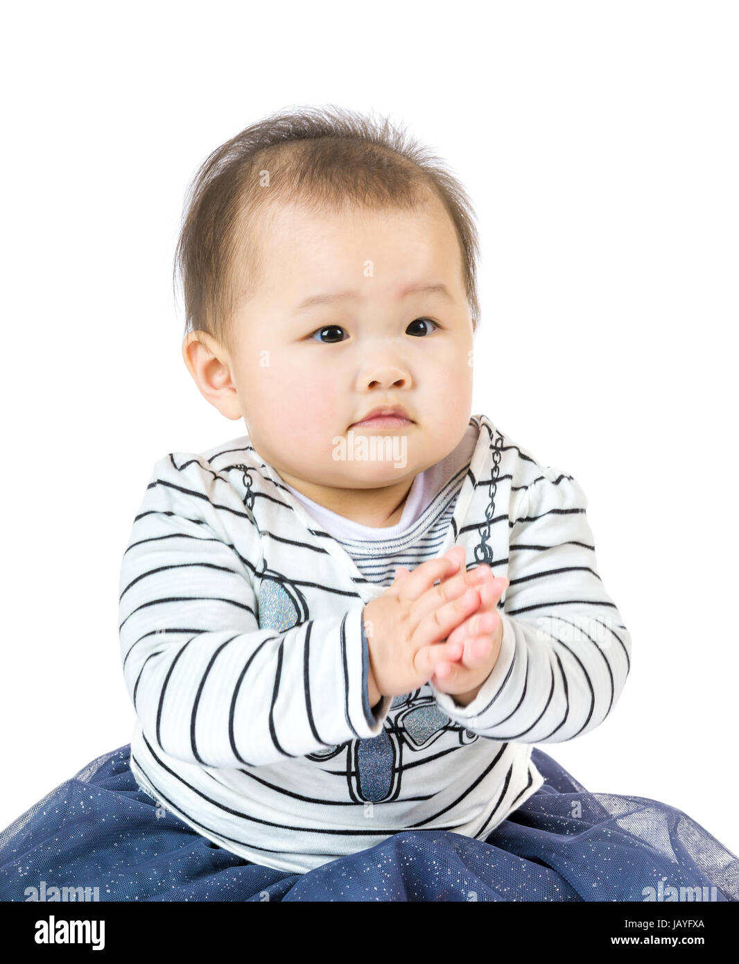 Baby laugh clap hi-res stock photography and images - Alamy