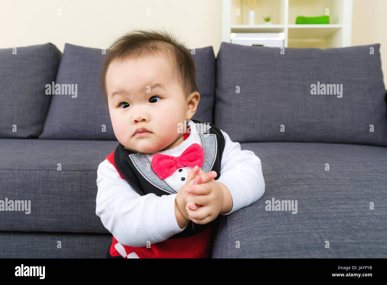Little baby boy at home Stock Photo - Alamy