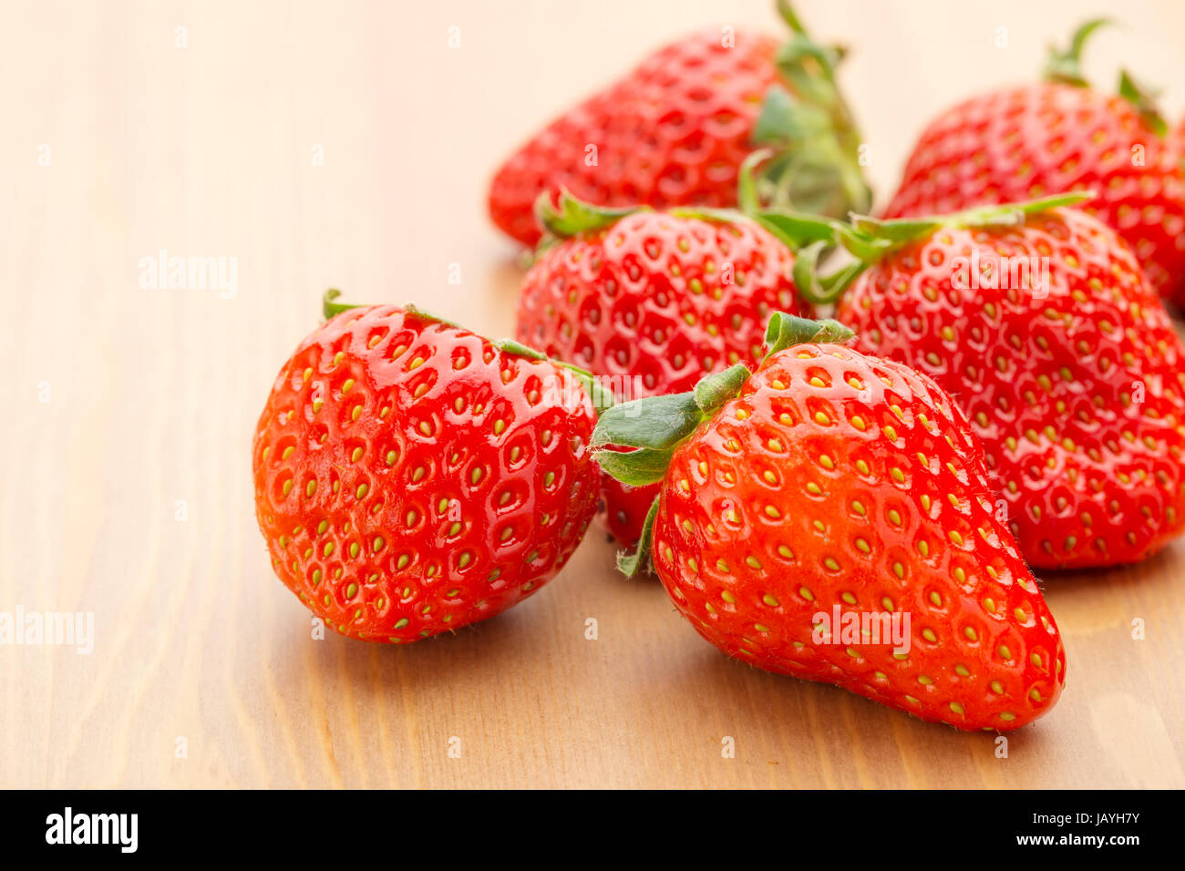 Strawberry close up Stock Photo - Alamy