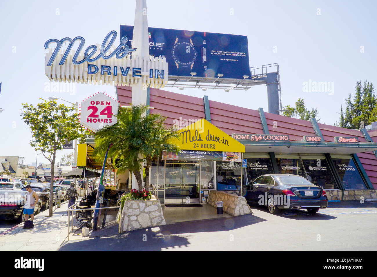 Famous Mels Diner at Sunset Blvd in Los Angeles - LOS ANGELES ...