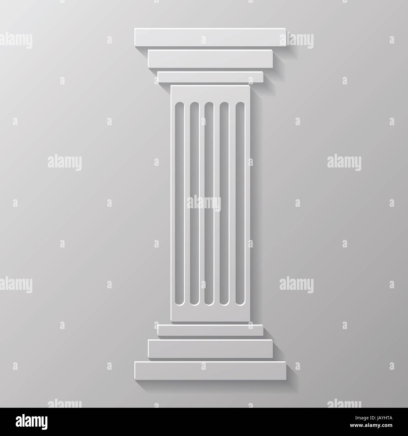 illustration with old column for your design Stock Photo - Alamy