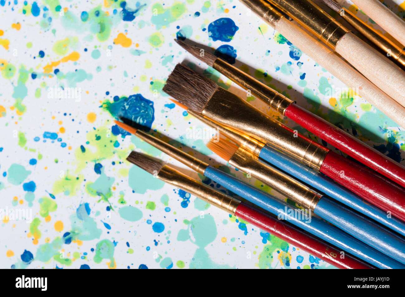 Paint splatter canvas hi-res stock photography and images - Alamy