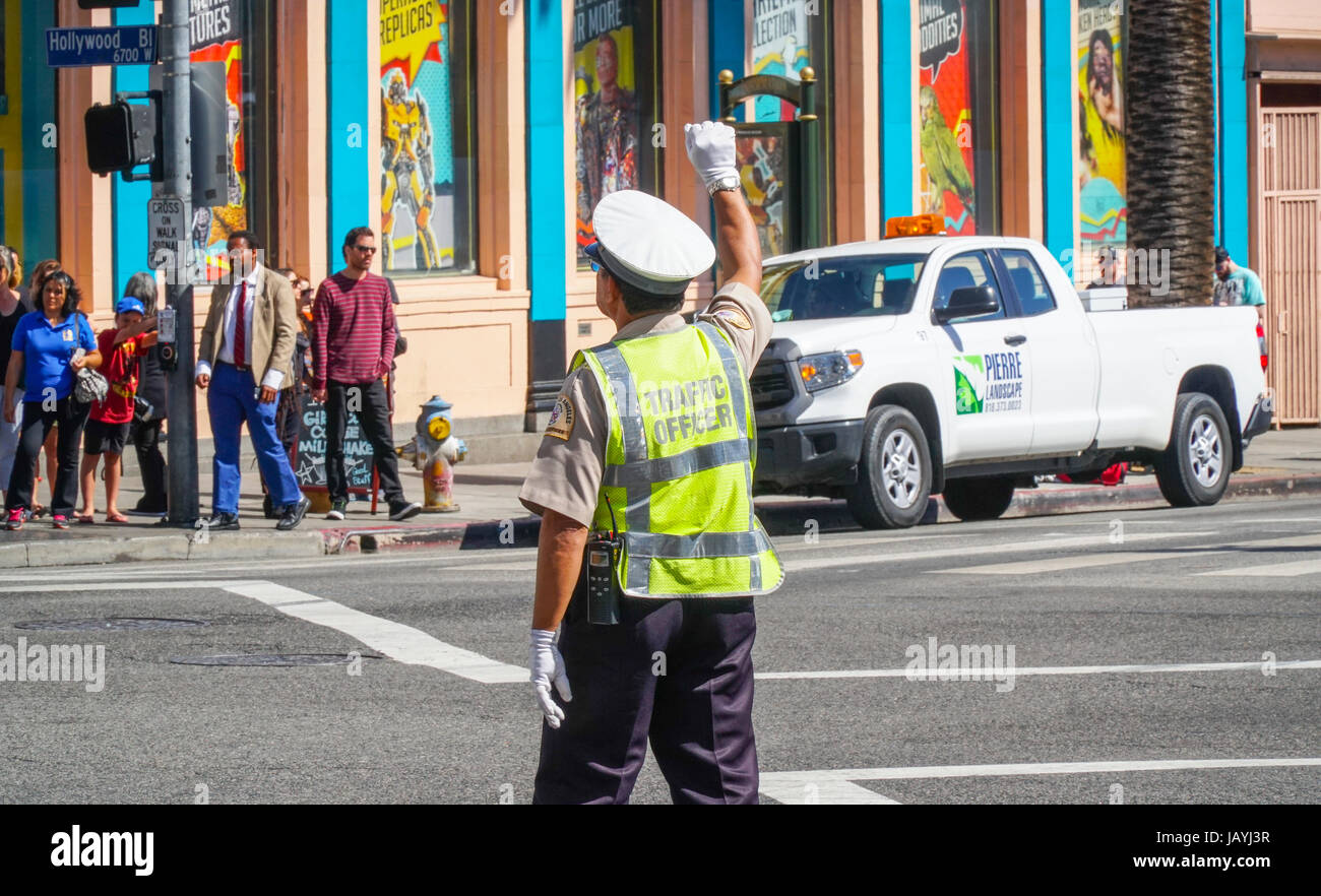Los Angeles Traffic Police Officer - LOS ANGELES - CALIFORNIA Stock ...