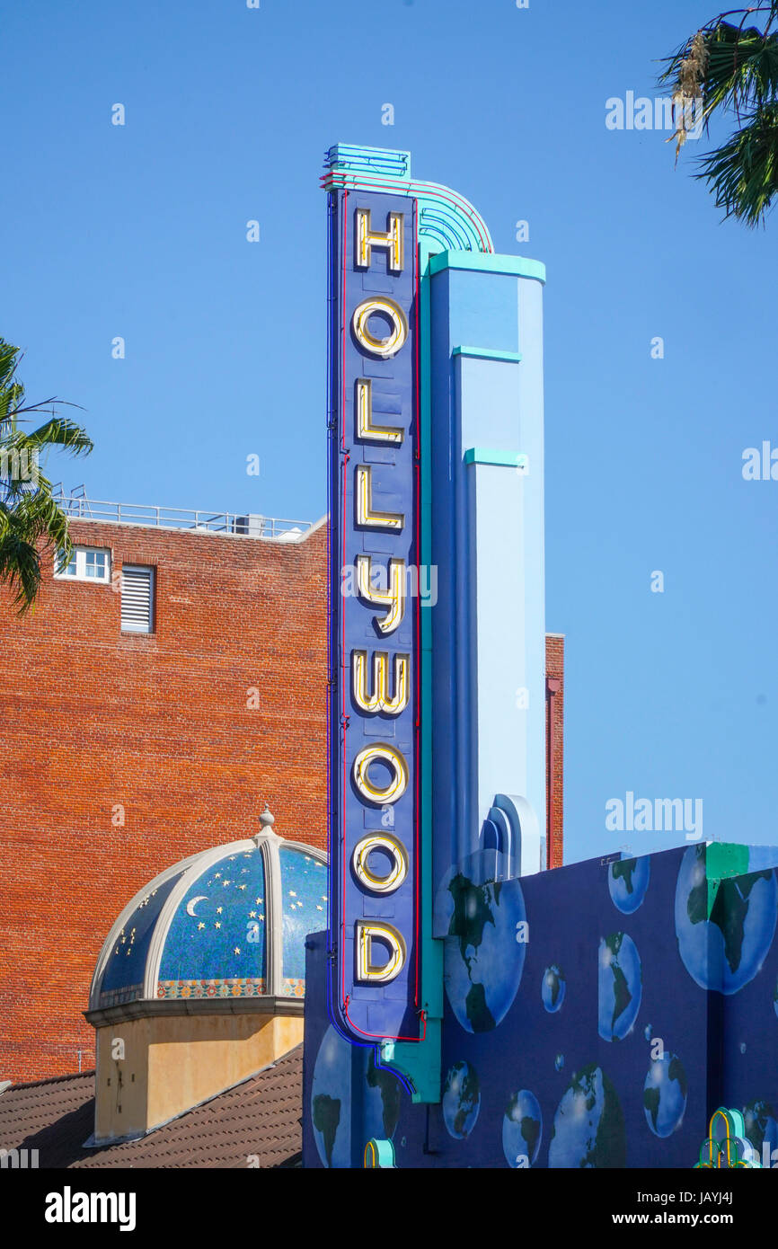 Hollywood writing - LOS ANGELES / CALIFORNIA - APRIL 20, 2017 Stock ...