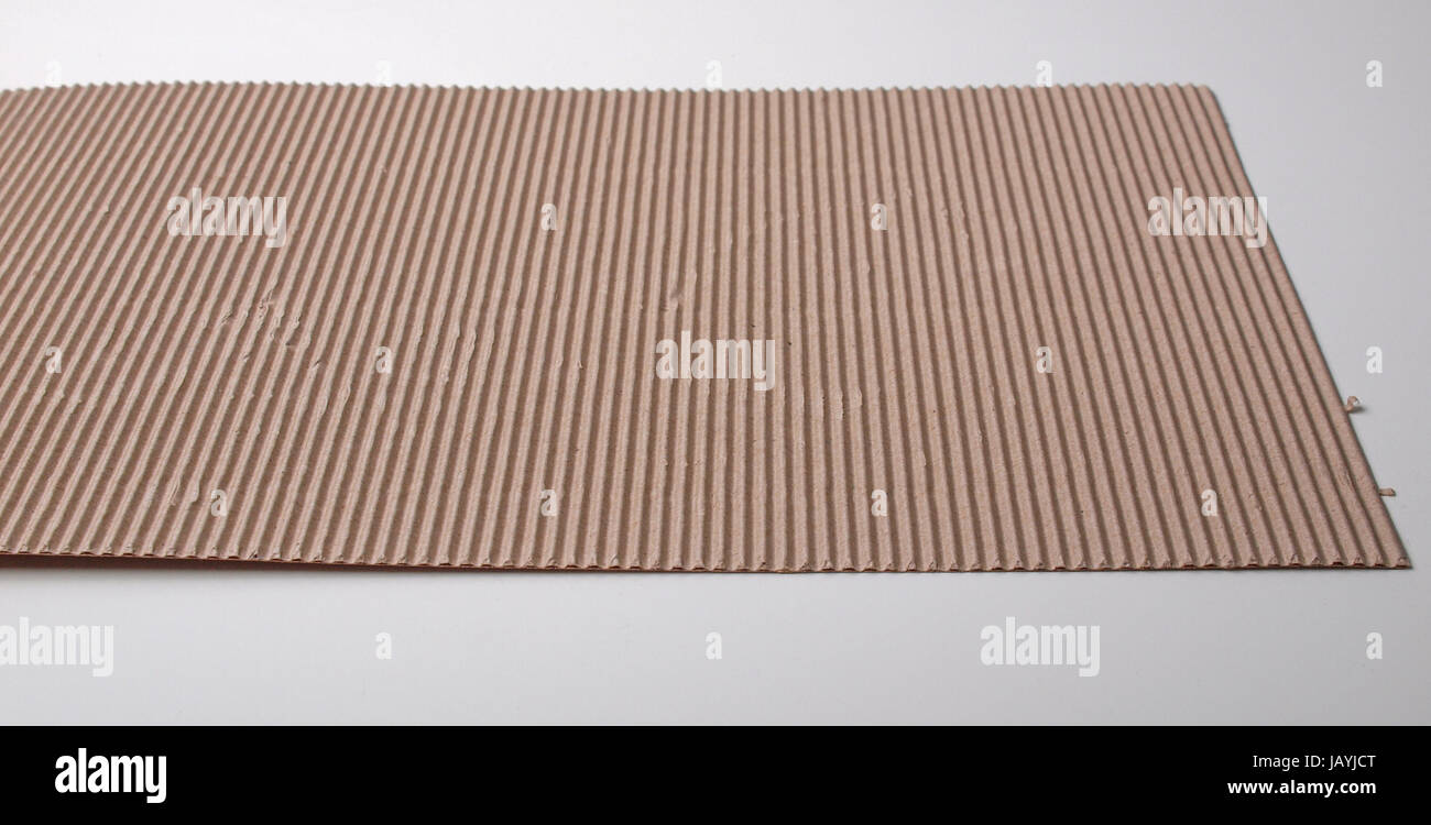 Brown corrugated carboard useful as a background Stock Photo - Alamy