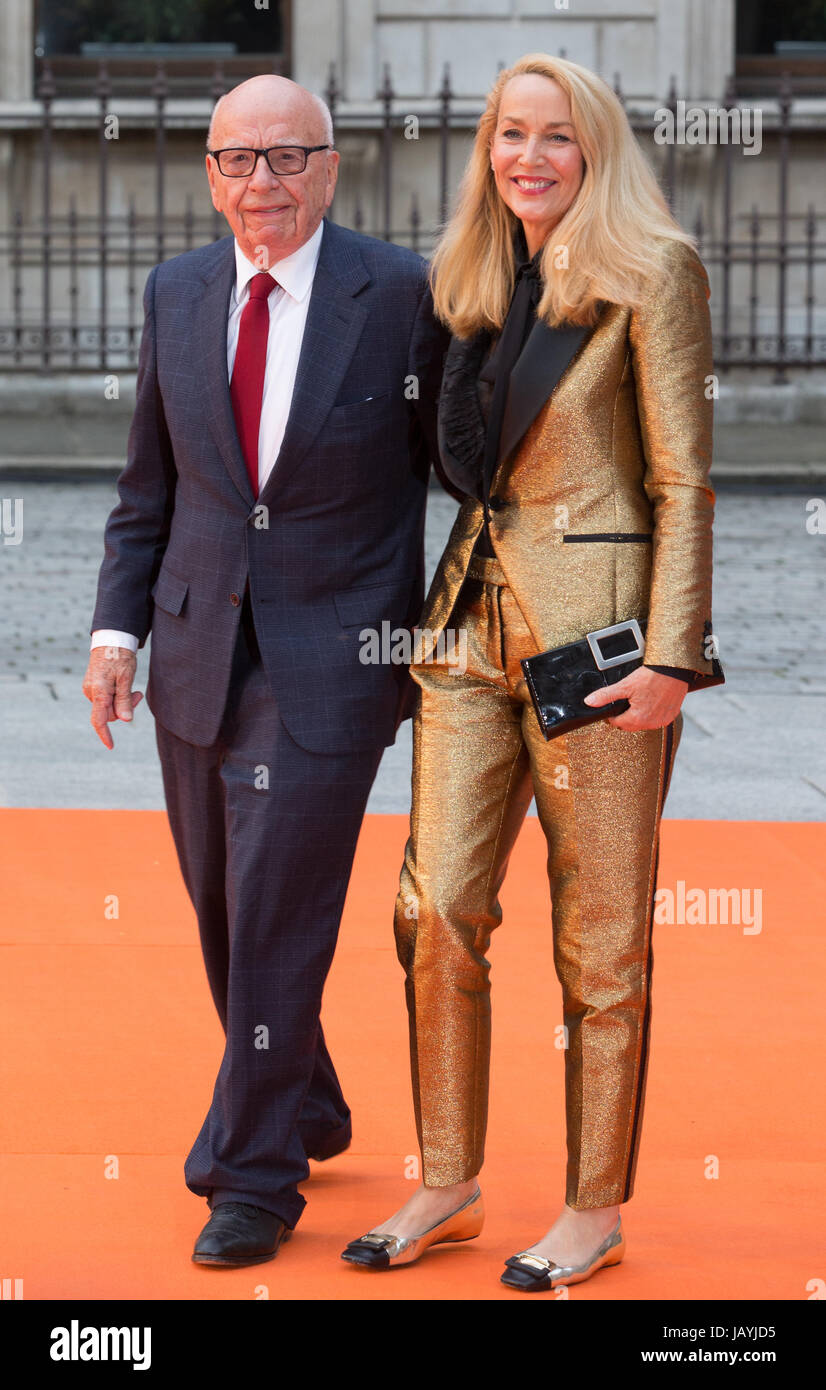 Rupert and Jerry Murdoch attend the VIP preview of the Royal Academy ...