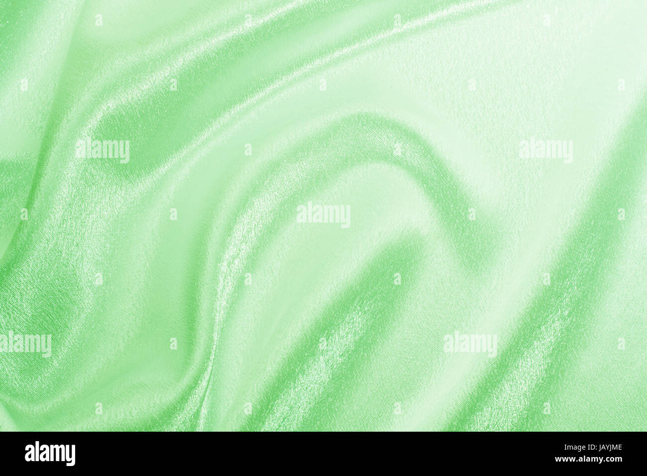 Abstract background green silk fabric with beautiful waves Stock Photo ...