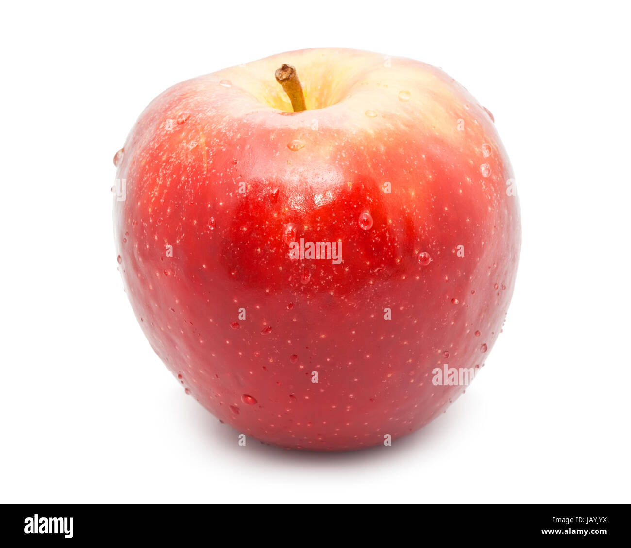 Nice fresh apple isolated on white background Stock Photo - Alamy