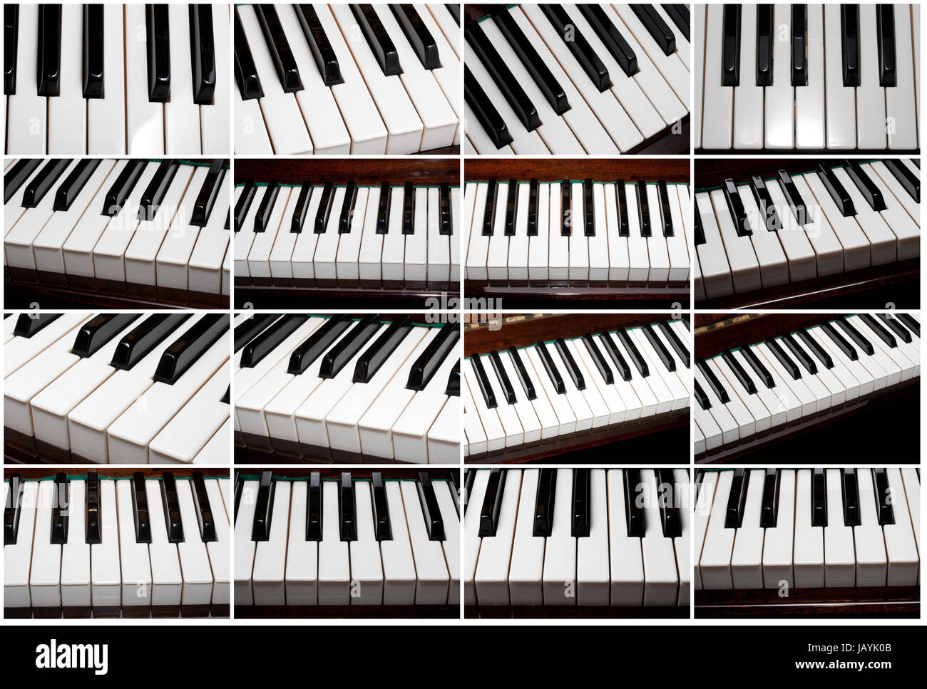 Beautiful close up photos of piano keys Stock Photo - Alamy