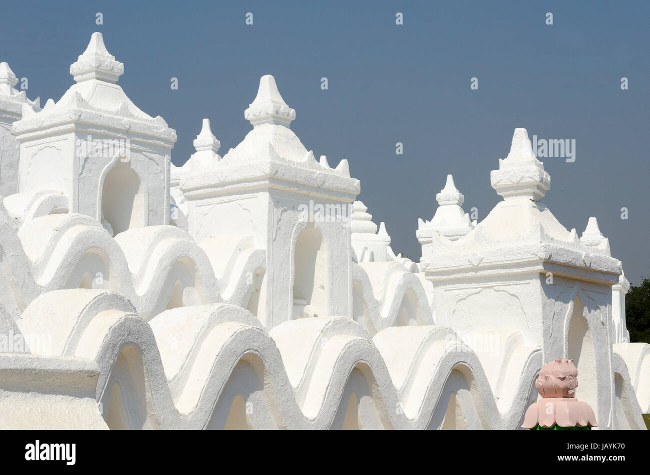 Mya Thein Tan temple, Mingin, near Mandalay, Myanmar Stock Photo - Alamy