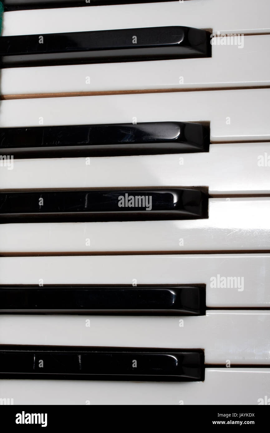 Beautiful close up photo of piano keys Stock Photo - Alamy