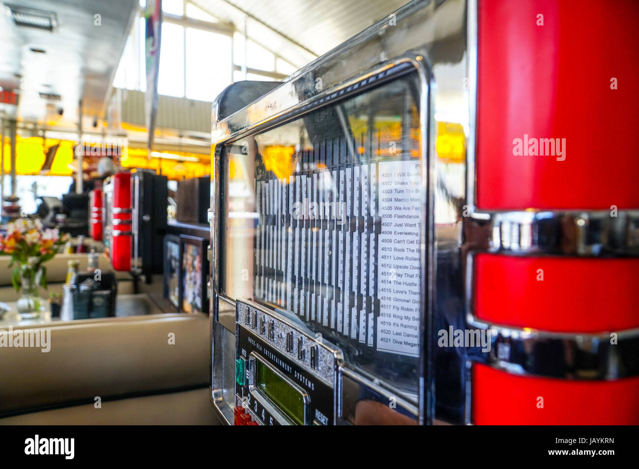 Retro Kitchen Table Jukebox