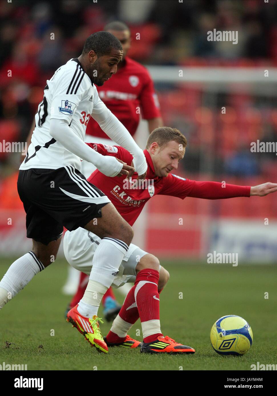KEMY AGUSTIEN & MATT DONE FA CUP 3RD RD BARNSLEY V SWANS OAKWELL ...