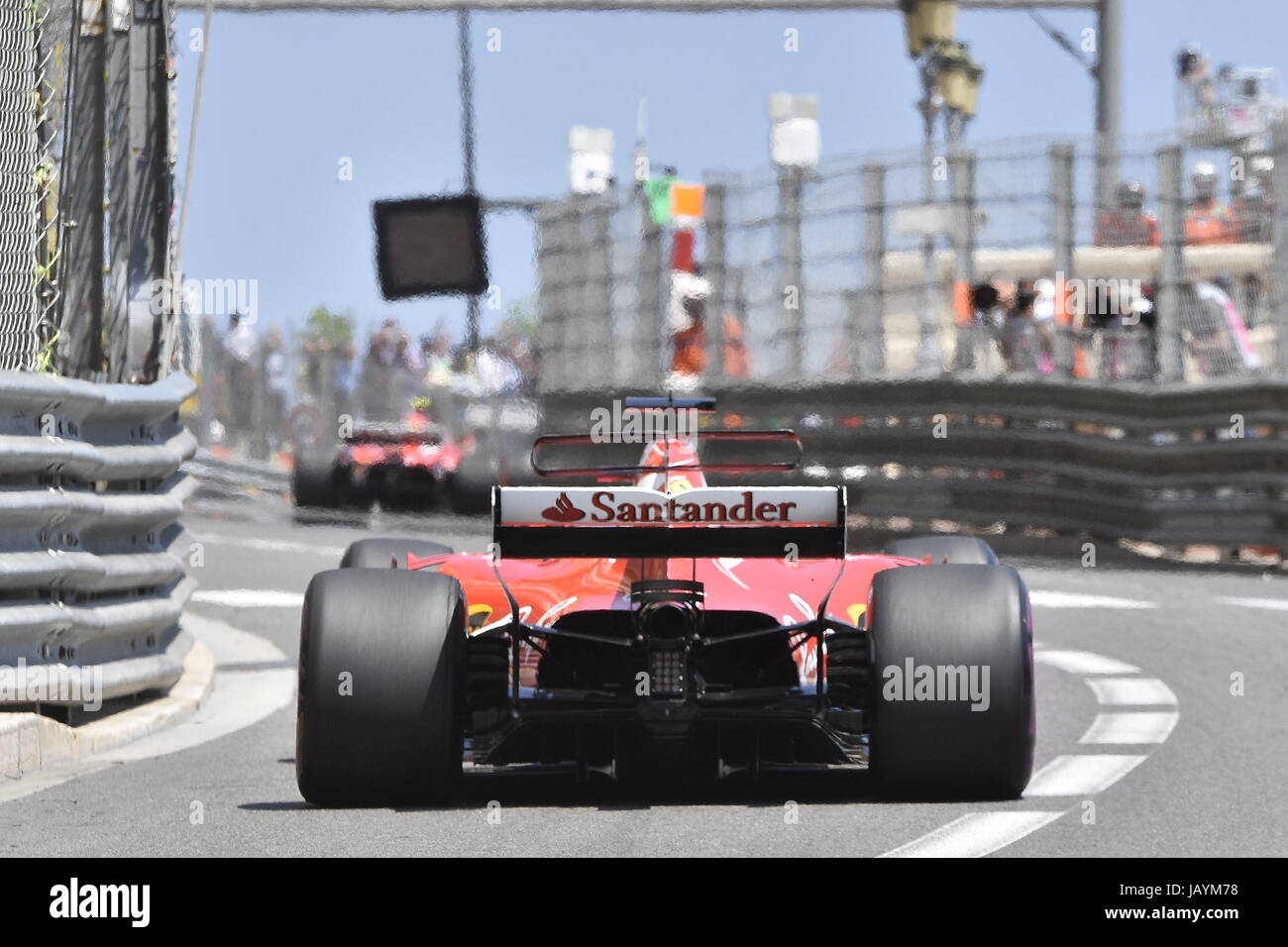 Sebastian Vettel won the 2017 Monaco formula 1 Grand Prix. (Photo by ...