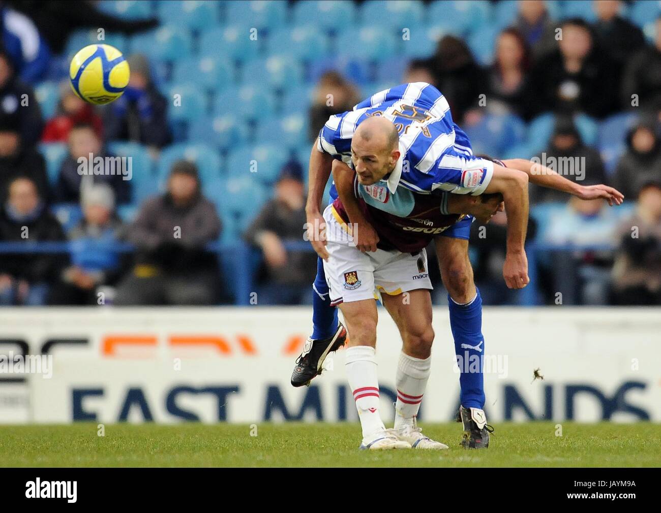 ROB JONES & SAM BALDOCK SHEFFIELD WEDNESDAY V WEST HAM HILLSBOROUGH ...
