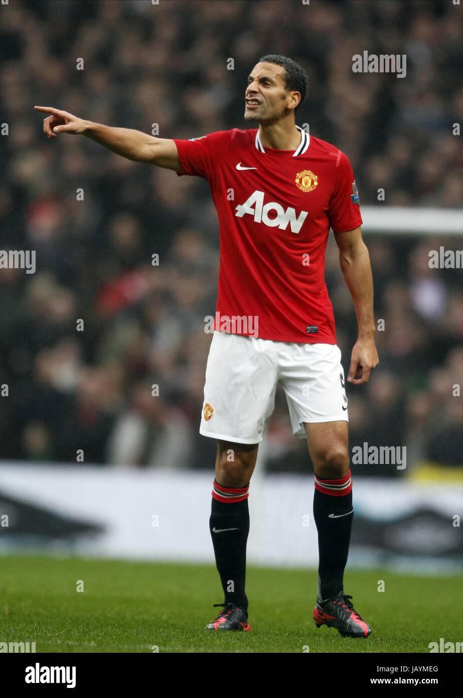 RIO FERDINAND MANCHESTER UNITED FC MANCHESTER UNITED FC ETIHAD STADIUM ...