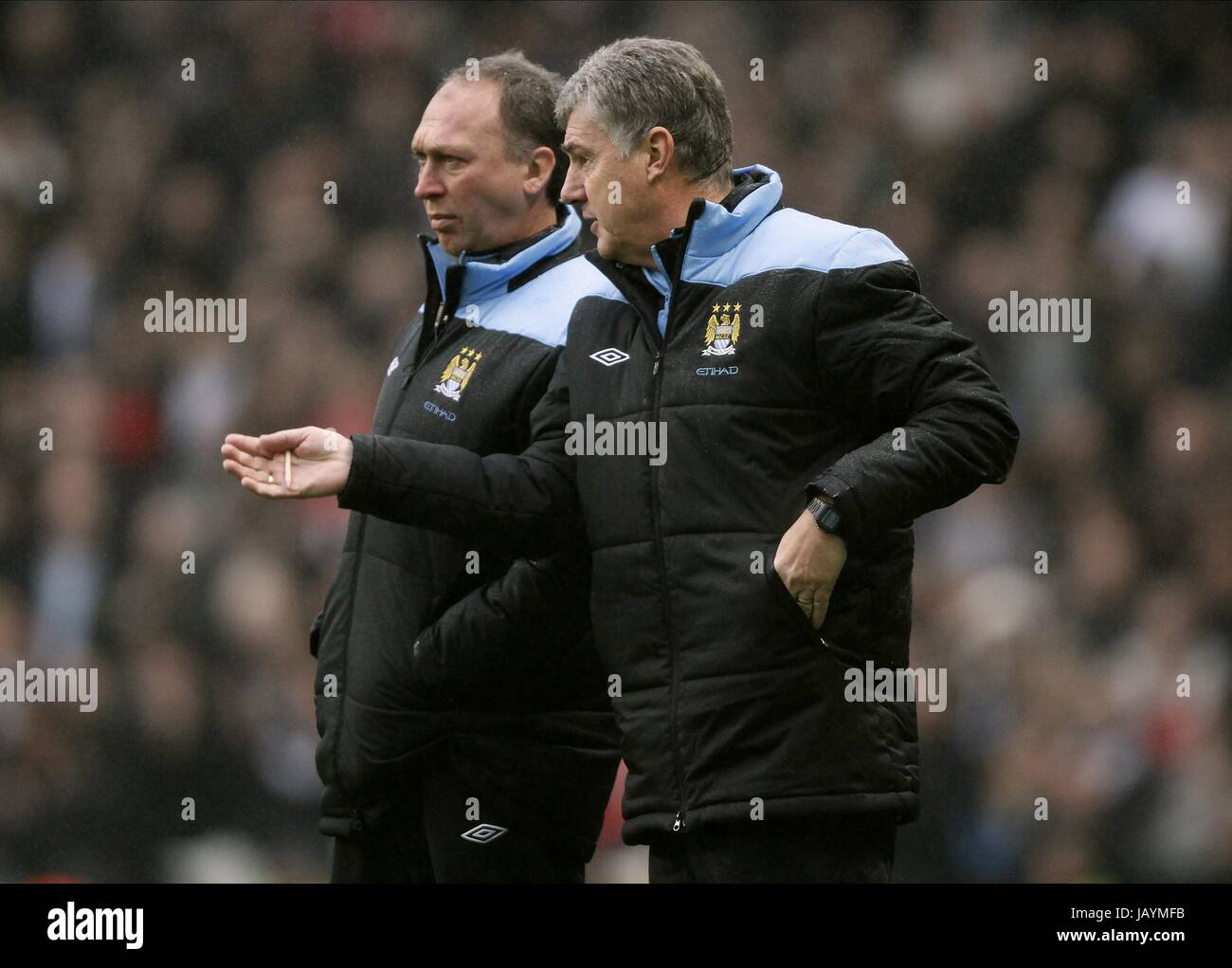 DAVID PLATT BRIAN KIDD MANCHESTER CITY FC COACHES MANCHESTER CITY FC ...