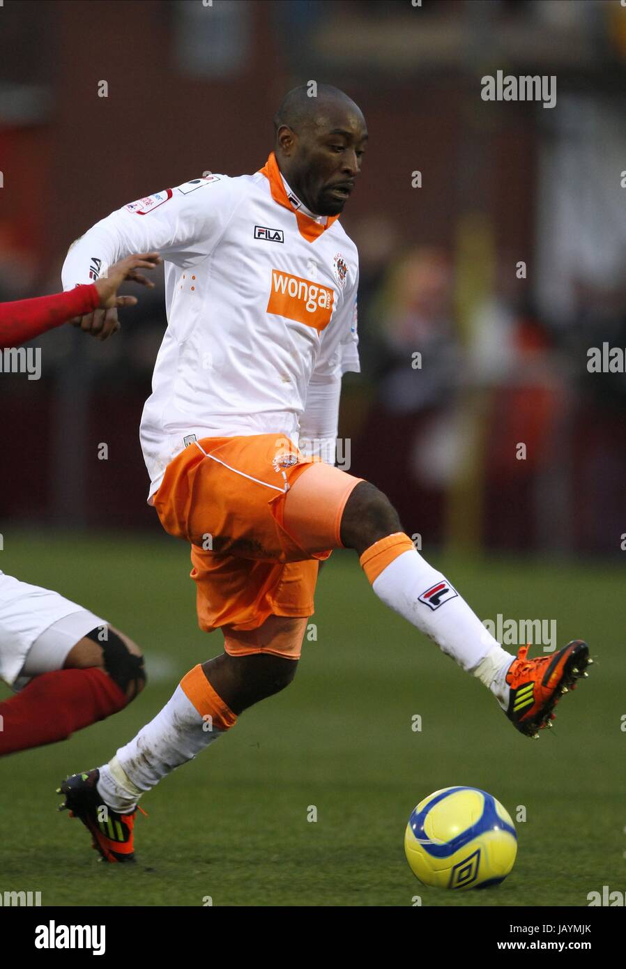 LOMANA TRESOR LUALUA BLACKPOOL FC BLACKPOOL FC HIGHBURY STADIUM ...