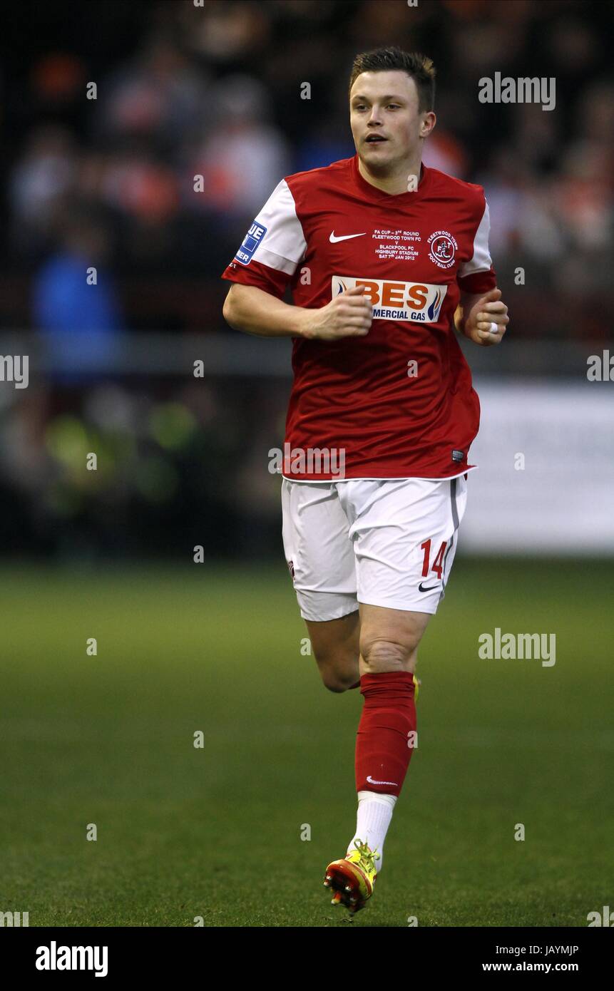 ANDREW MANGAN FLEETWOOD TOWN FC FLEETWOOD TOWN FC HIGHBURY STADIUM ...