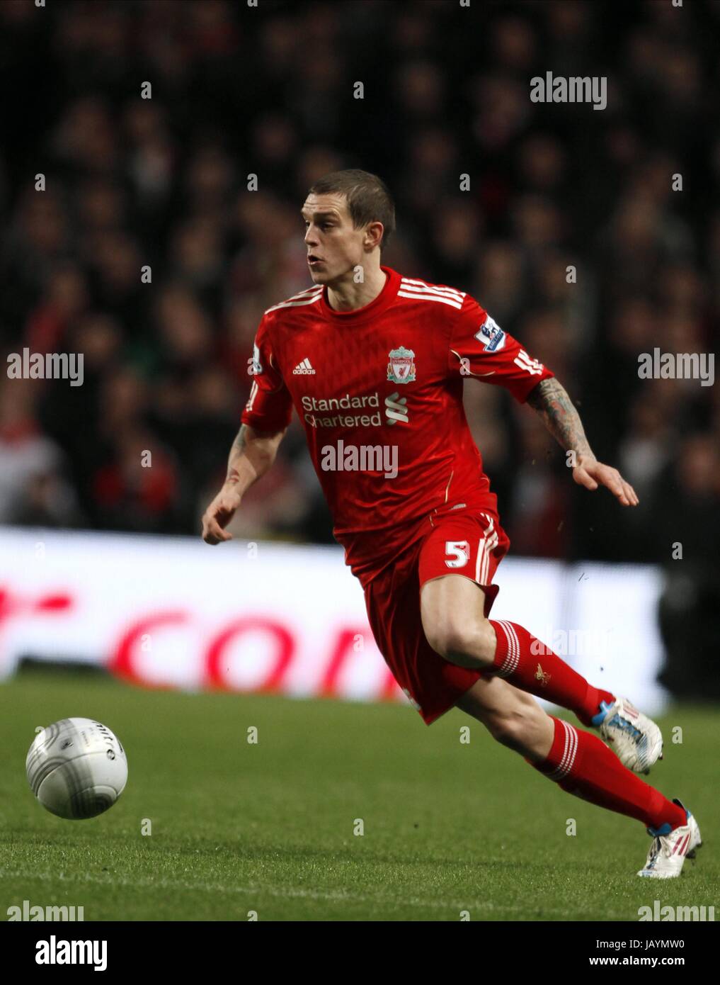 DANIEL AGGER LIVERPOOL FC LIVERPOOL FC ETIHAD STADIUM MANCHESTER ...