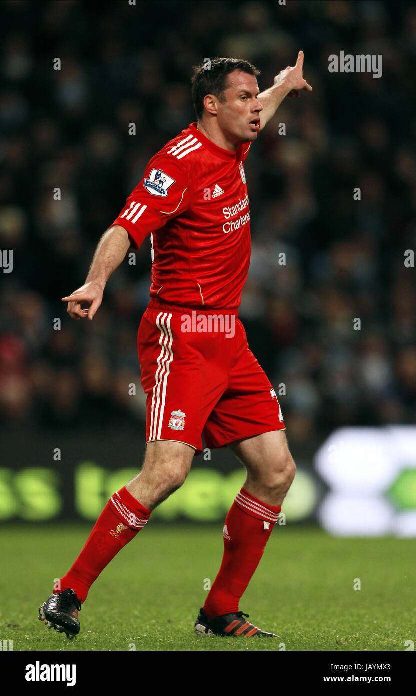 JAMIE CARRAGHER LIVERPOOL FC LIVERPOOL FC ETIHAD STADIUM MANCHESTER ...