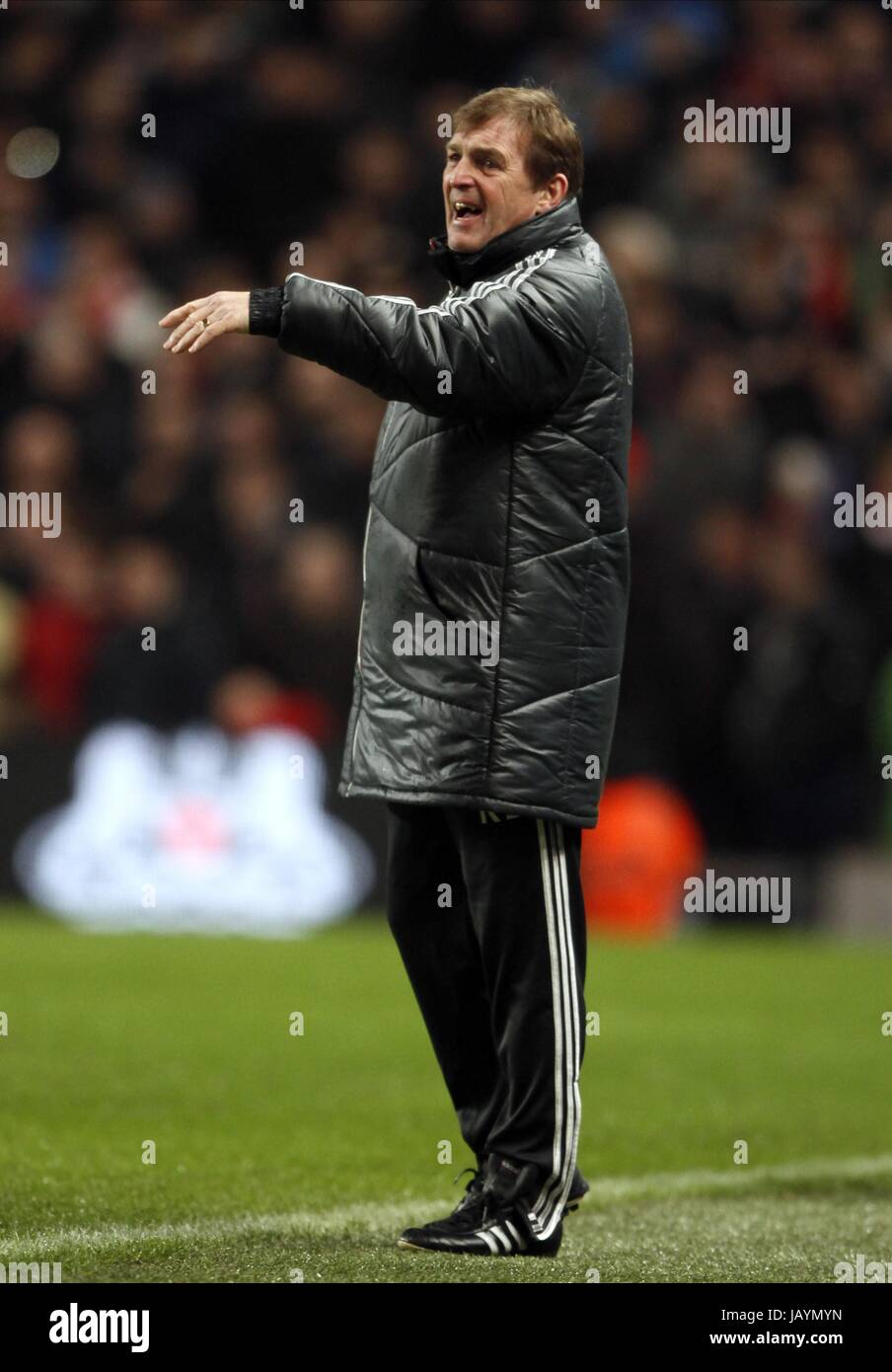 KENNY DALGLISH LIVERPOOL FC MANAGER LIVERPOOL FC MANAGER ETIHAD STADIUM ...