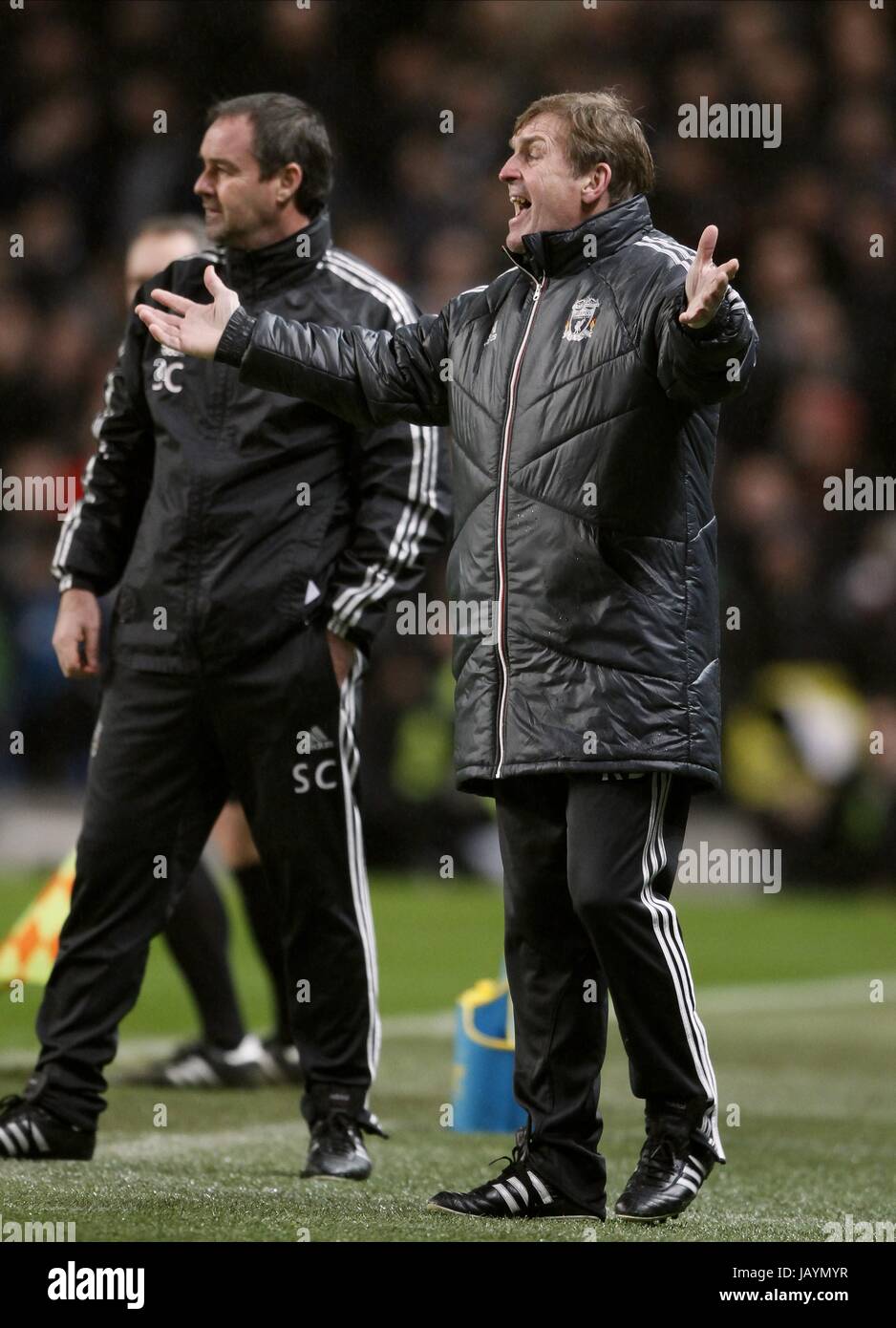 KENNY DALGLISH LIVERPOOL FC MANAGER LIVERPOOL FC MANAGER ETIHAD STADIUM ...