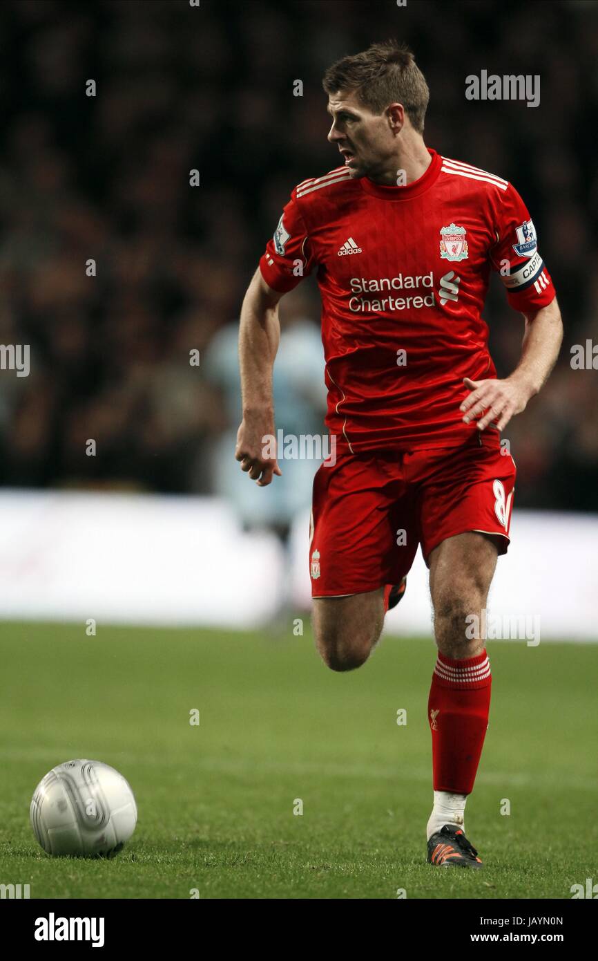 STEVEN GERRARD, LIVERPOOL FC, CARLING CUP SEMI FINAL MANCHESTER CITY V ...